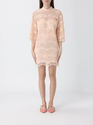 TWINSET Lace Mini Dress - Pink