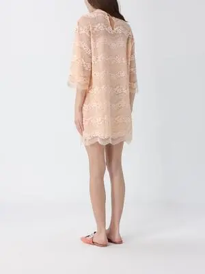 TWINSET Lace Mini Dress - Pink