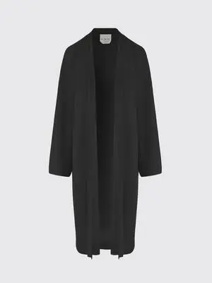 SA SU PHI Long Cashmere Silk Cardigan - Black