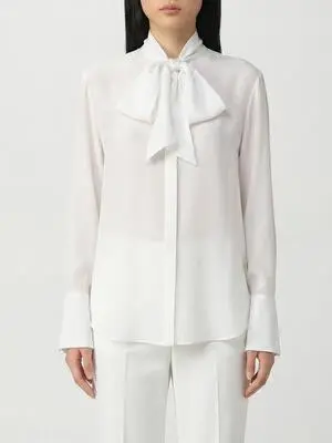 SA SU PHI Silk Pussy-bow Blouse