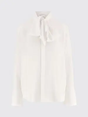 SA SU PHI Silk Pussy-bow Blouse