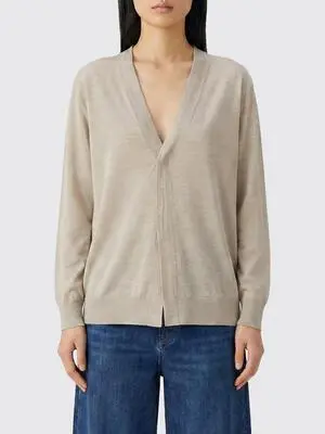 SA SU PHI Cashmere And Silk V-neck Cardigan - Beige