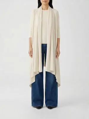 SA SU PHI Long Cashmere And Silk Vest - Ivory