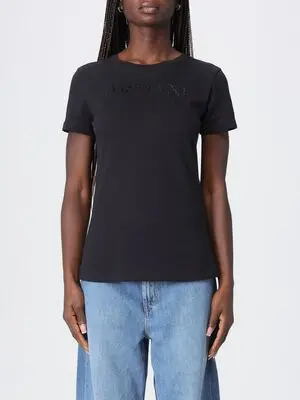 Armani Exchange Embellished Logo T-shirt - Black