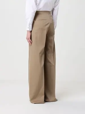 Max Mara Wide Leg Pleated Trousers - Hazel