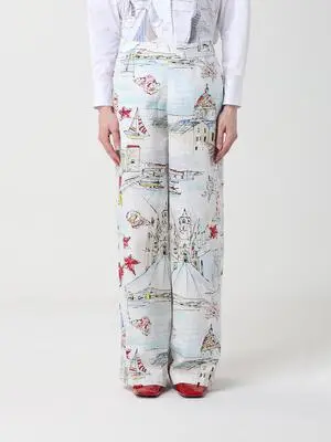 Antonio Marras Printed Wide Leg Trousers