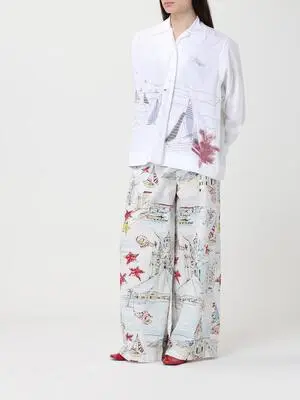 Antonio Marras Printed Wide Leg Trousers