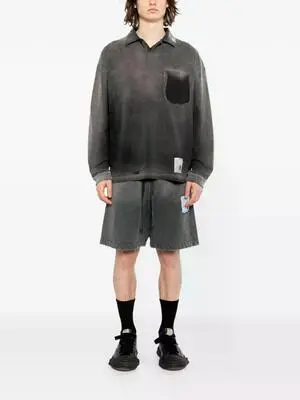 Mihara Yasuhiro Long-sleeved Polo Shirt