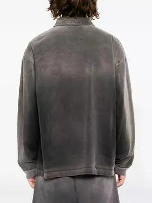 Mihara Yasuhiro Long-sleeved Polo Shirt