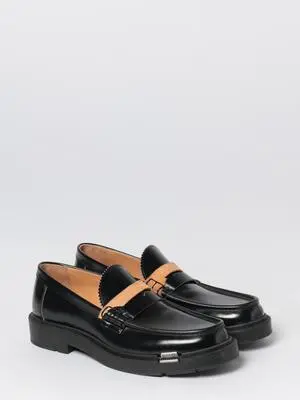 MAISON MARGIELA Brushed Calf Leather Loafers - Black