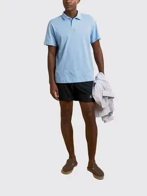 LA MARTINA Cotton Polo - Blue