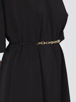 Pinko Crêpe Mini Dress With Belt