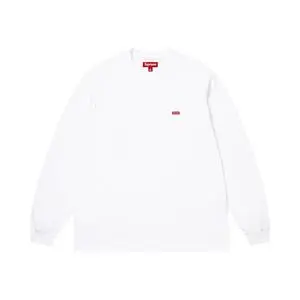 Supreme Small Box Long-sleeve Tee - White
