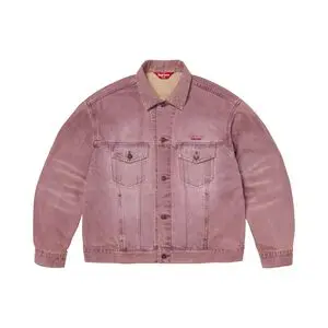 Supreme Denim Trucker Jacket - Purple