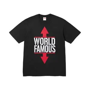 Supreme World Famous Tee - Black