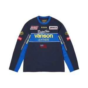 Supreme X Vanson Leathers Long-sleeve Top - Blue