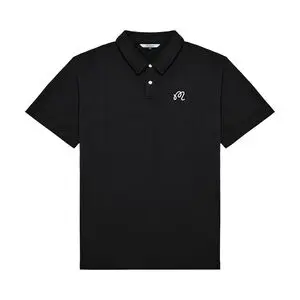 MALBON Fairway Polo T-shirt - Black