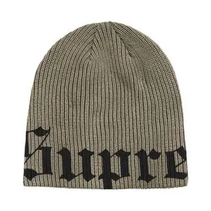 Supreme Old English Printed Beanie - Green