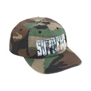 Supreme Embroidered Money Logo 6-panel Cap - Green