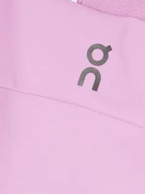 On Performance Paneled Cutout Stretch Recycled-jersey Sports Bra - Pink