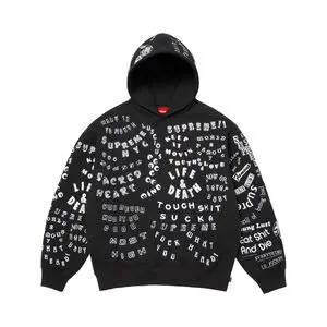 Supreme Hooded Sweatshirt - Black