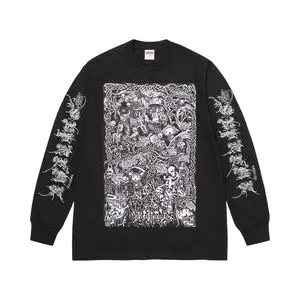 Supreme Long-sleeve Tee - Black