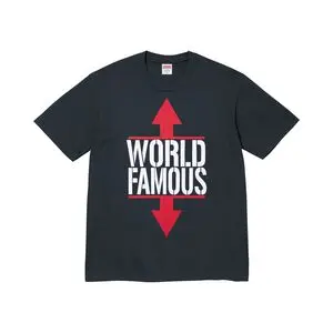 Supreme World Famous Tee - Blue