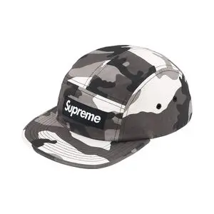 Supreme Washed Chino Twill Camp Cap Black