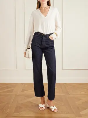 ROGER VIVIER Buckled Patent Leather Mules - Neutrals
