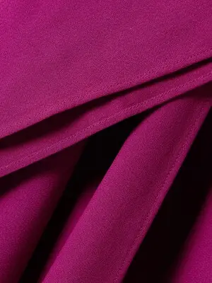 TALLER MARMO Paloma Scarf-detailed One-shoulder Maxi Dress - Purple