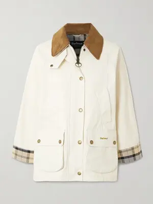 Barbour Modern Beadnell Waxed-cotton Jacket - Neutrals