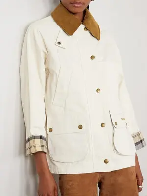Barbour Modern Beadnell Waxed-cotton Jacket - Neutrals