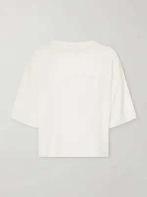 ALLUDE Cashmere Sweater With Draped Sleeves - Neutrals