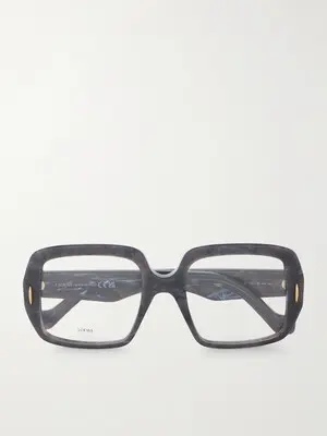 Loewe Anagram Square-frame Optical Glasses - Black