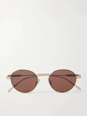 Celine Oro Round-frame Sunglasses - Gold