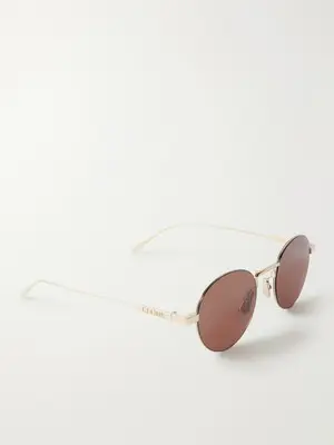 Celine Oro Round-frame Sunglasses - Gold