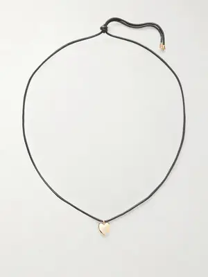 JENNIFER FISHER Puffy Heart Choker - Gold