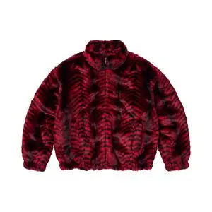 Supreme Faux Fur Windstopper Bomber Jacket - Red