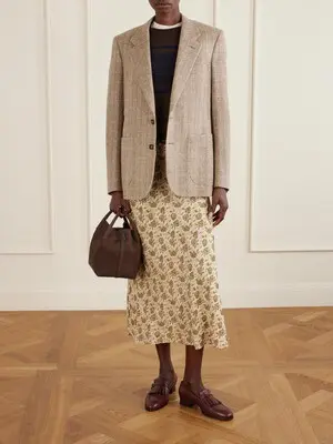 Loro Piana Hedland Checked Tweed Blazer