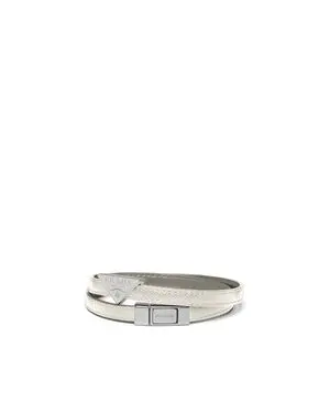 Prada Saffiano Leather Bracelet - Neutral