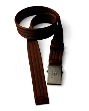 Prada Fabric Belt - Brown