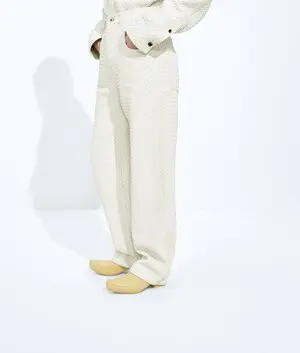 Bottega Veneta Small Intrecciato Leather Pants