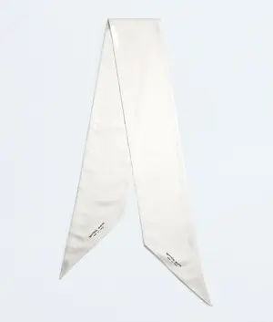 Bottega Veneta Big Twill Scarf - Chalk