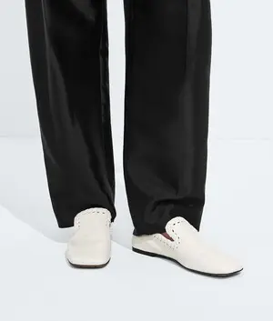 Bottega Veneta Sabato Slipper - Alabaster