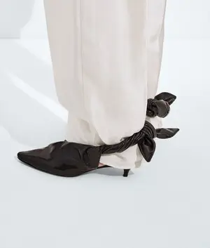Bottega Veneta Vesta Sling-back Pump - Espresso
