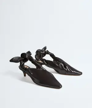 Bottega Veneta Vesta Sling-back Pump - Espresso