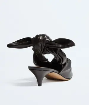 Bottega Veneta Vesta Sling-back Pump - Espresso