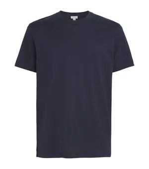 Sunspel Cotton-silk-cashmere T-shirt