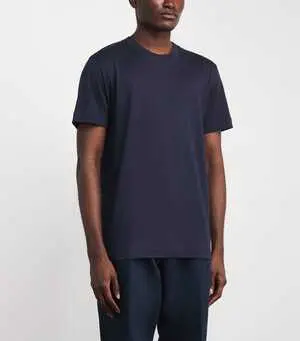 Sunspel Cotton-silk-cashmere T-shirt