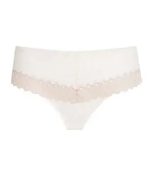 Simone Perele Shorty Radieuse Brazilian Briefs - White